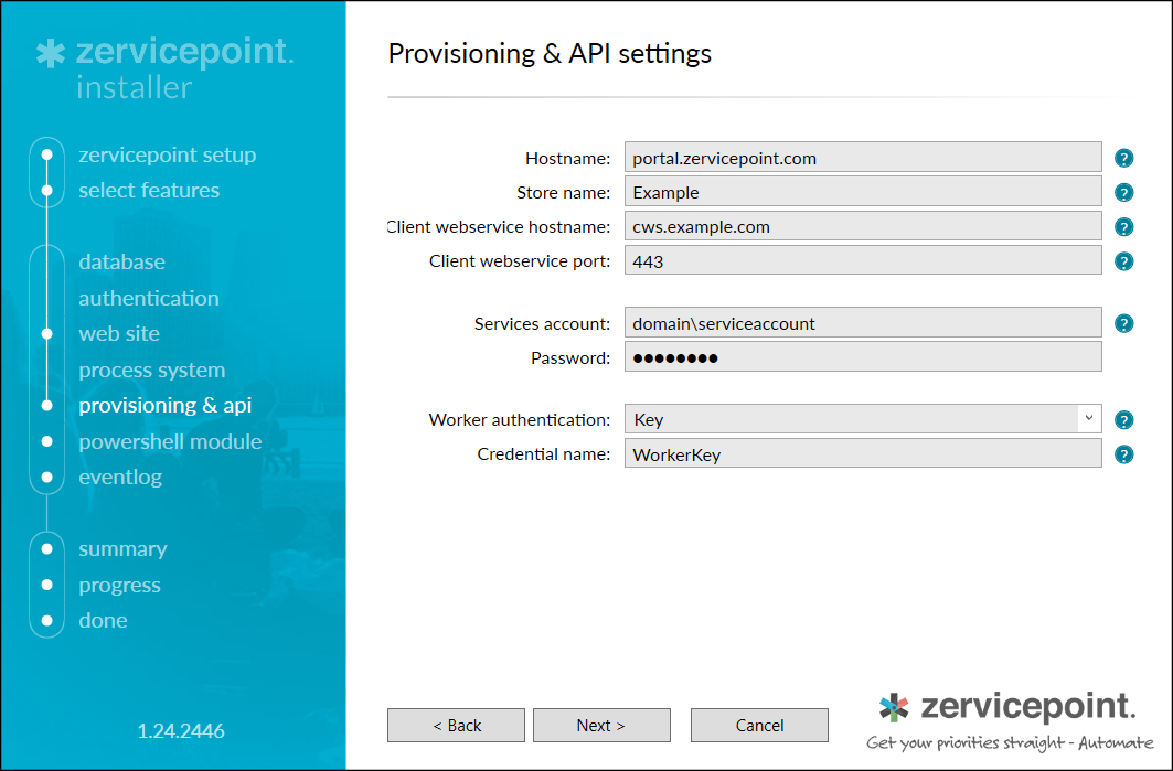 Install worker - Zervicepoint Docs